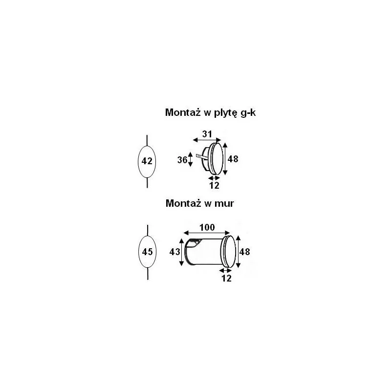 Stair light ELKIM LESEL LED 009B
