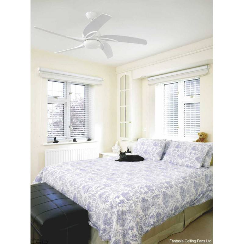 Ceiling Fan Viper Plus with LED Light white