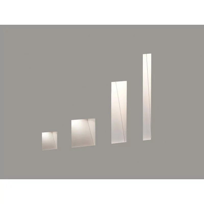 ASTRO Borgo Trimless 200 biała oprawa ścienna schodowa prostokątna