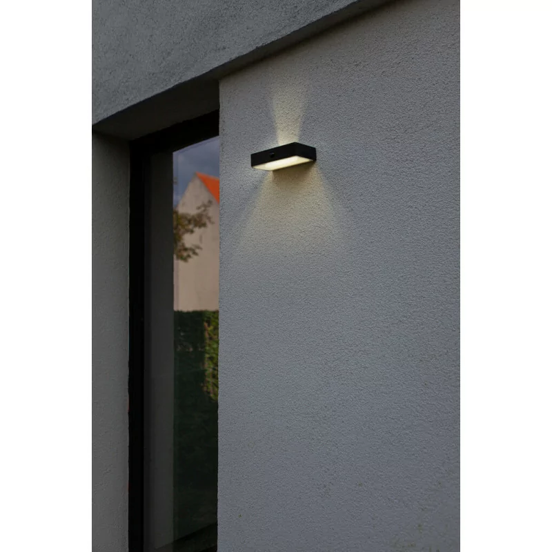 LUTEC FADI LED solar outdoor wall lamp with LED 5W 2700K-6500K
