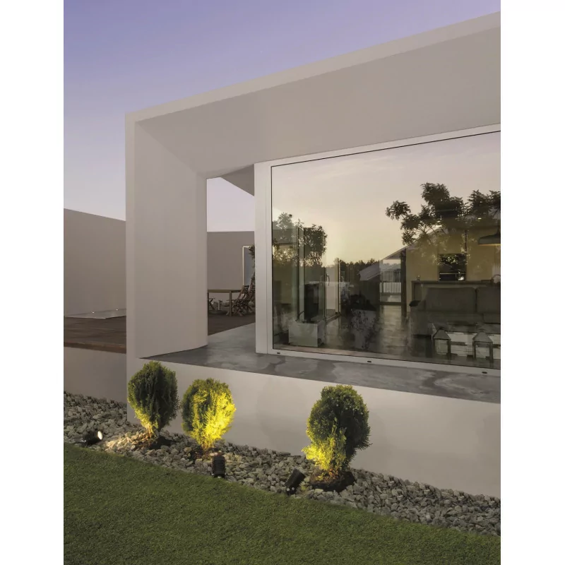 LUCES ROSITA LE71620/1 czarny reflektor ogrodowy LED 5W lub 10W IP65