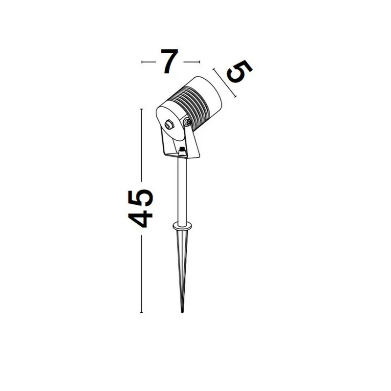 LUCES ROSITA LE71622 lampa zewnętrzna LED 5W 3000K IP65 do gruntu