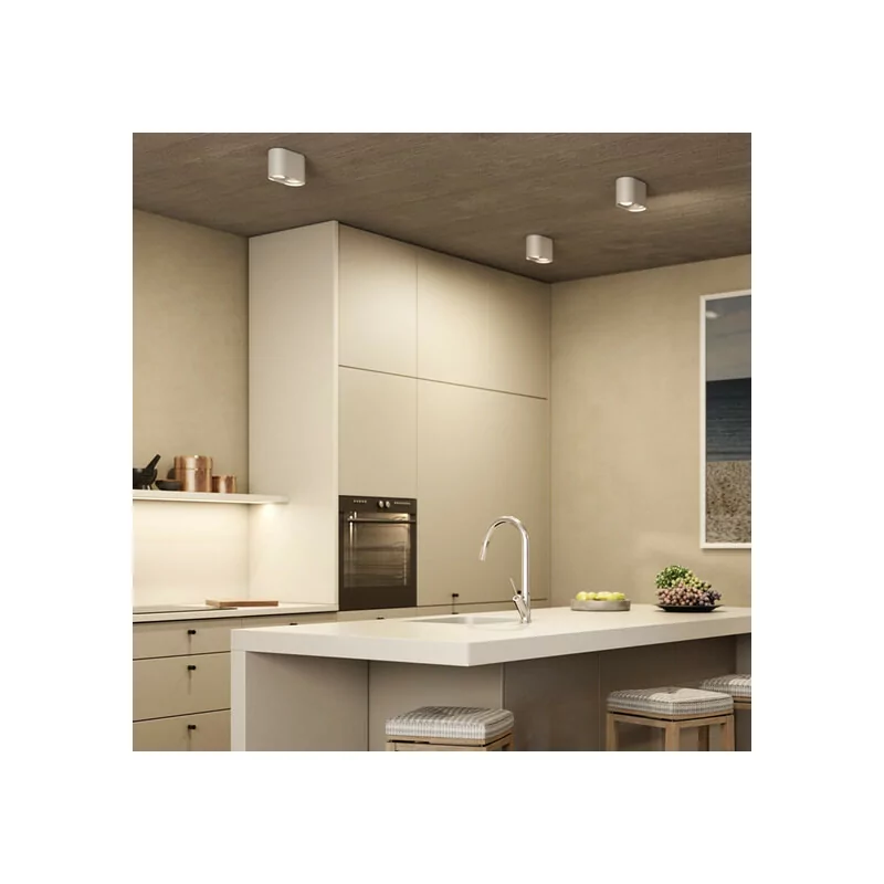 AQFORM VYRO x2 round move LED surface-mounted 47038 adjustable