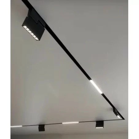 SLED MULTILINE trimless recessed magnetic track 12,5mm white, black