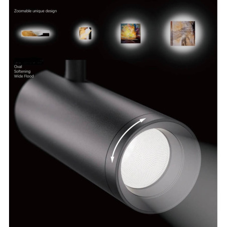 MULTILINE FOCUS zoom LED TUYA reflektor 48V barwa 2700-6000K