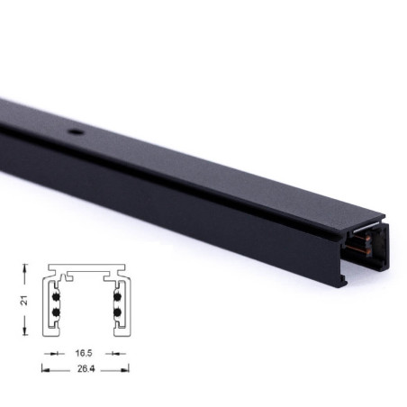 LOONARI MULTILINE SLIM surface magnetic track 1m, 2m, 3m white, black